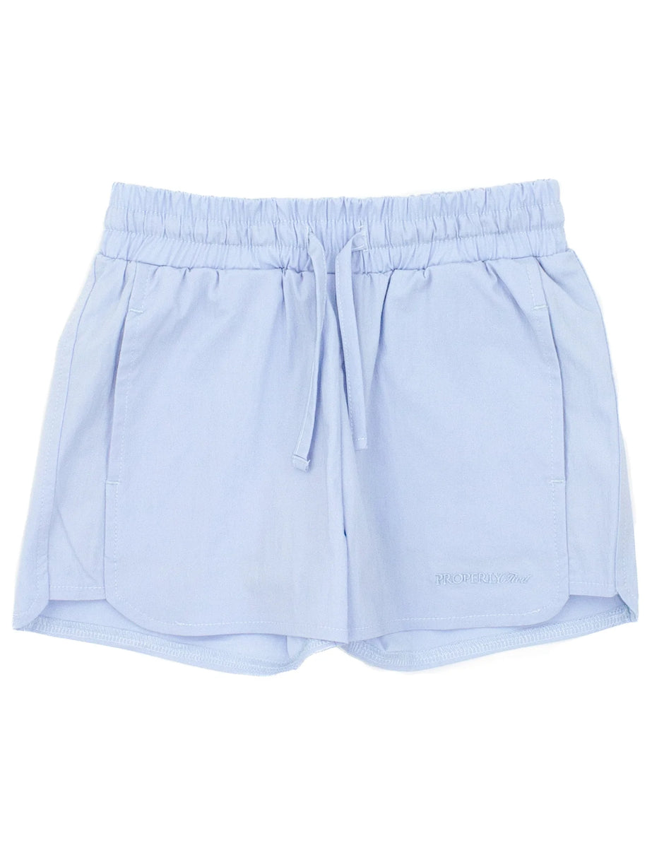 Girls Brook Short-Powder Blue – Sweet Teas Children's Boutique